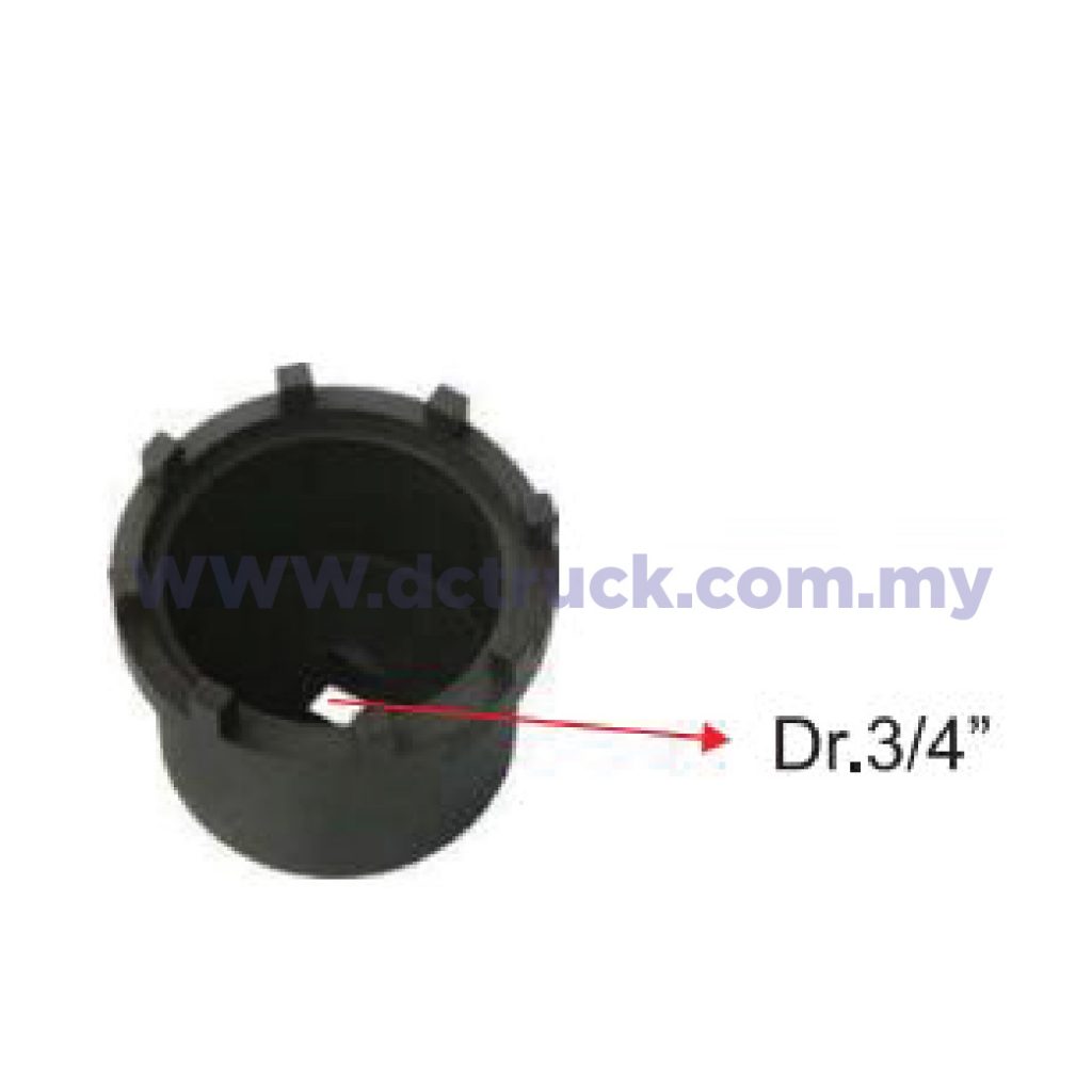 H.C.B-A1278 - SCANIA (420) AXLE HUB NUT SOCKET (Dr. 3/4" , 8 TEETH ...