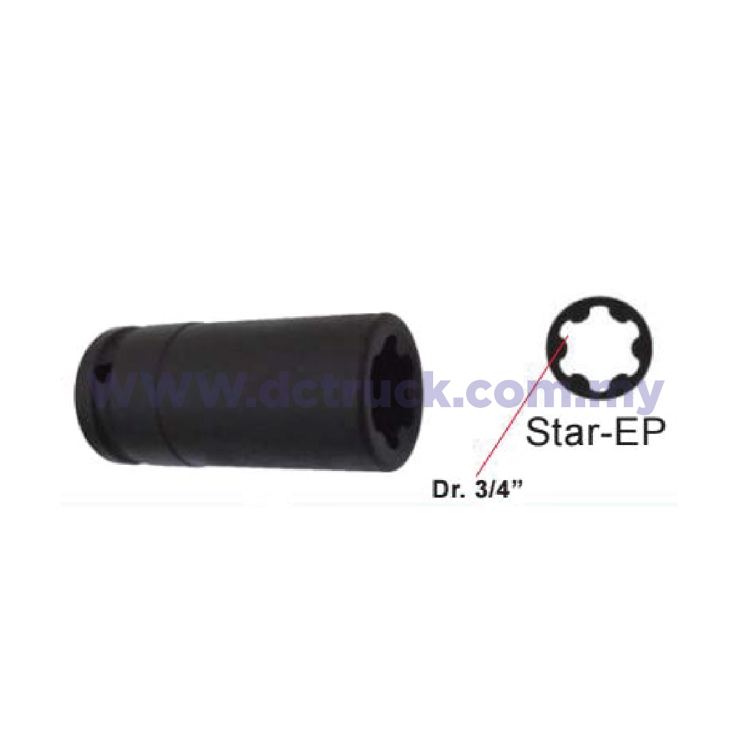 H.C.B-A1557-90 BENZ ACTROS AXLE BOLT SOCKET (32 EPL, L: 90mm) - DC Truck