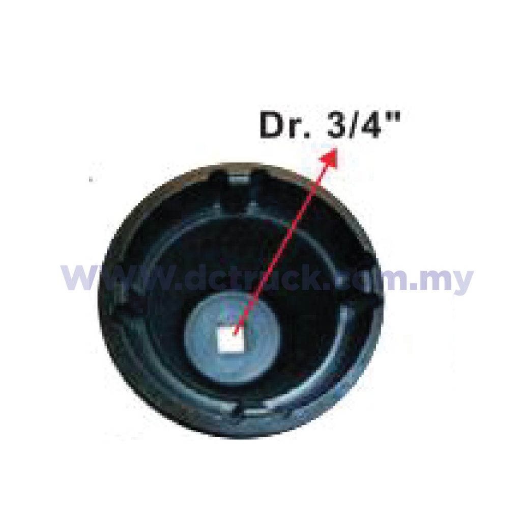 H.C.B-G1090 - SCANIA DIFFERNTIAL REAR AXLE NUT SOCKET (Dr.3/4") - DC Truck